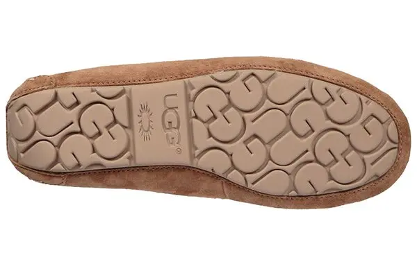 UGG Dakota Pom Pom Slip-on Slipper - Brown