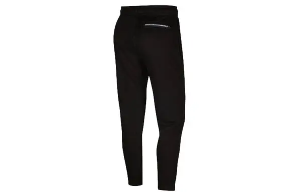 JORDAN Wings Casual Sports Lacing Fleece Long Pants - Black