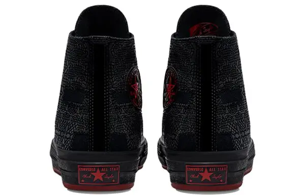 CONVERSE Chuck 70 Hi Sneakers - Black/red