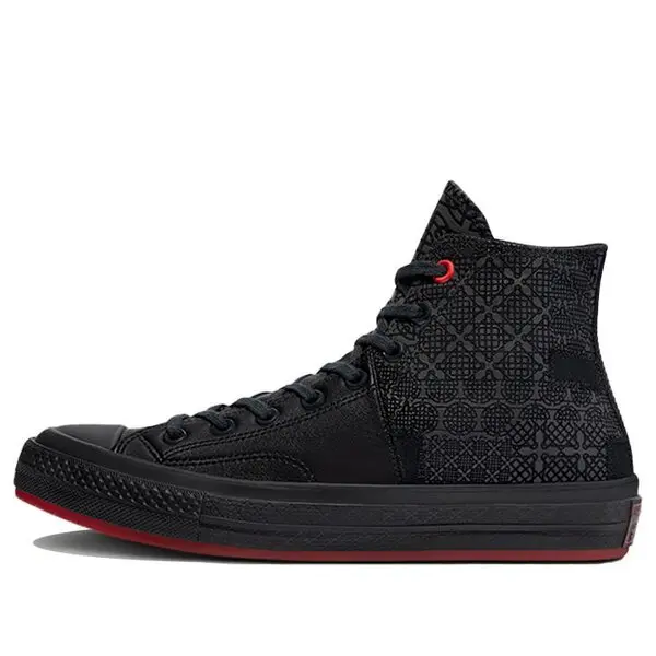CONVERSE Chuck 70 Hi Sneakers - Black/red