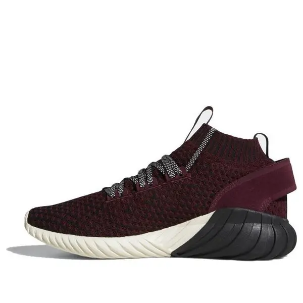 Adidas Tubular Doom Sock Primeknit 'maroon - Red