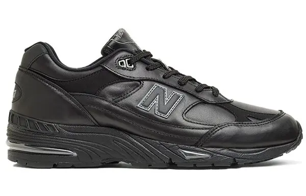 NEW BALANCE 991 Series Lace-up Sneakers - Black