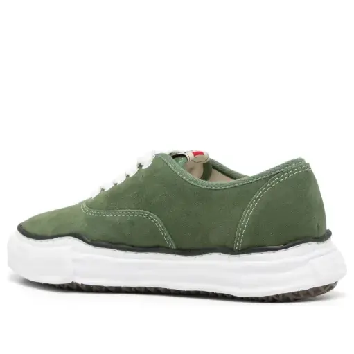 Mihara Yasuhiro Baker Og Sole Suede Low Top Sneakers - Green