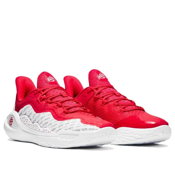 Under Armour Curry Sneakers - Red/white