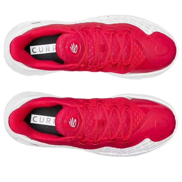 Under Armour Curry Sneakers - Red/white