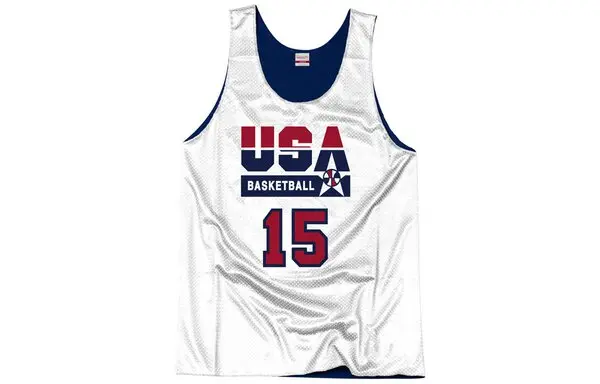 Mitchell & Ness X Nba Reversible Practice Team Usa 1992 Jersey 'magic Johnson 15