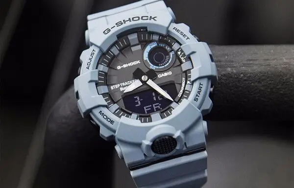 Casio G-shock Analog-digital Watch With Bluetooth And Step Tracker - Blue