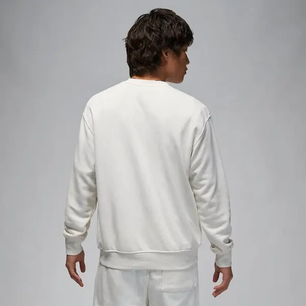 JORDAN Classic Flying Solid Color Fleece Lined Round Neck Sweatshirt