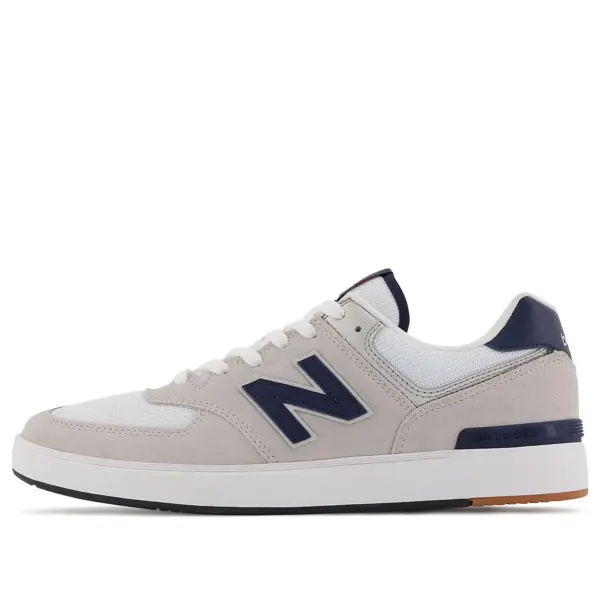 NEW BALANCE 574 Court Sneakers - Grey/navy/white