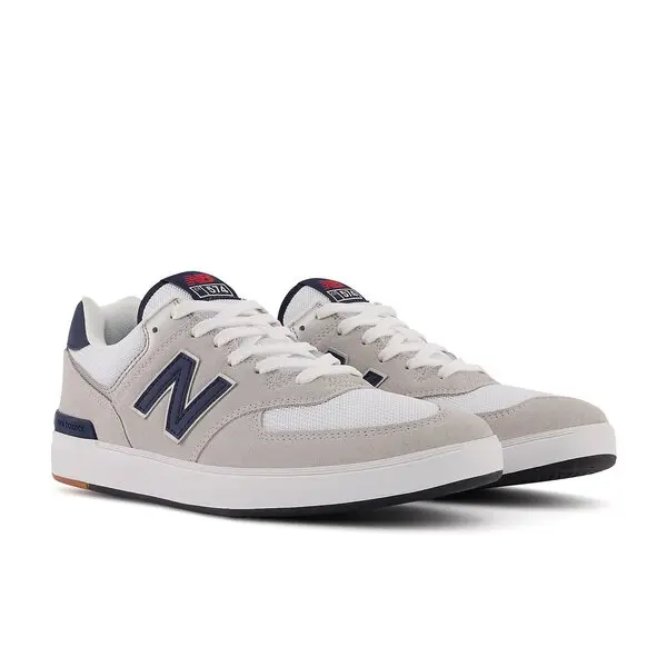 NEW BALANCE 574 Court Sneakers - Grey/navy/white