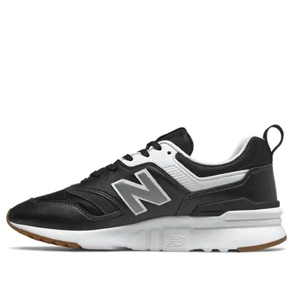 NEW BALANCE 997h Leather Sneakers - Black
