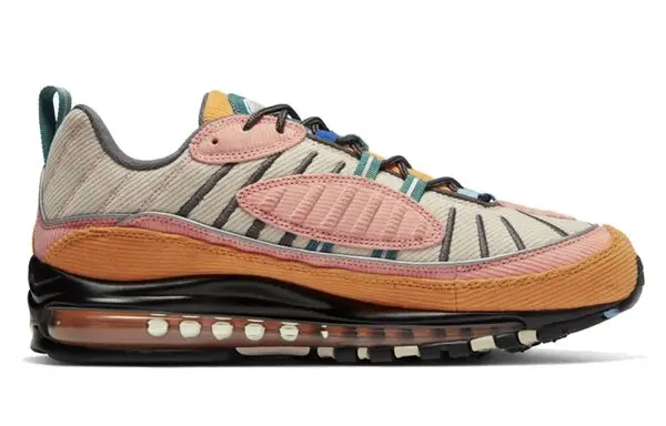 Nike Max 98 Corduroy Pack Sneakers - Pinkorange