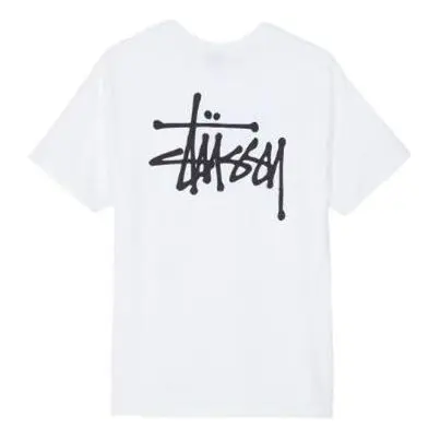 StÜssy Classic Basic Printing Short Sleeve - White