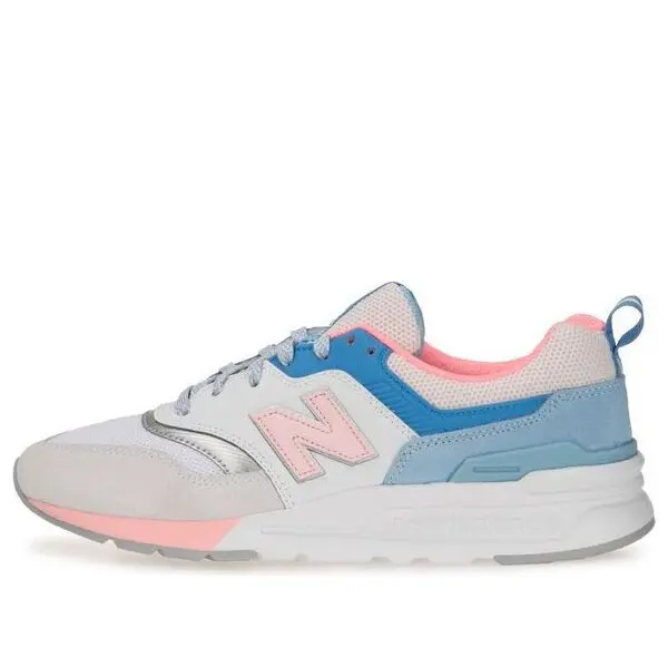 NEW BALANCE 997 Low Top Sneakers - White/pink/blue