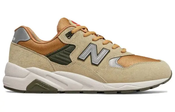 NEW BALANCE 580 D "cream Yellow" Casual Sneakers - Cream/yellow