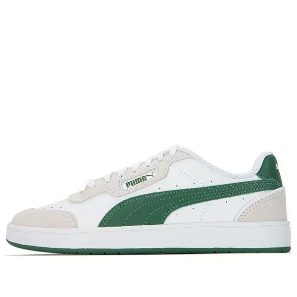 PUMA Court Guard Mix Low Top Sneakers - White/green