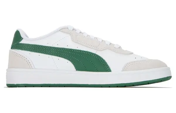 PUMA Court Guard Mix Low Top Sneakers - White/green