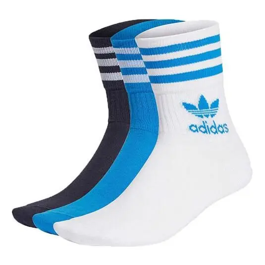 Adidas Originals Crew Socks 3 Pack - White/blue/black