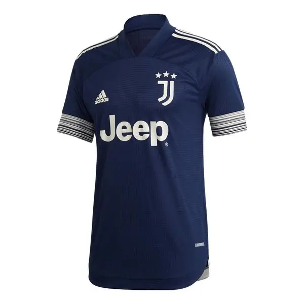 Adidas Juventus 20/21 Authentic Away Short Sleeve Jersey - Night Indigo/aluminium