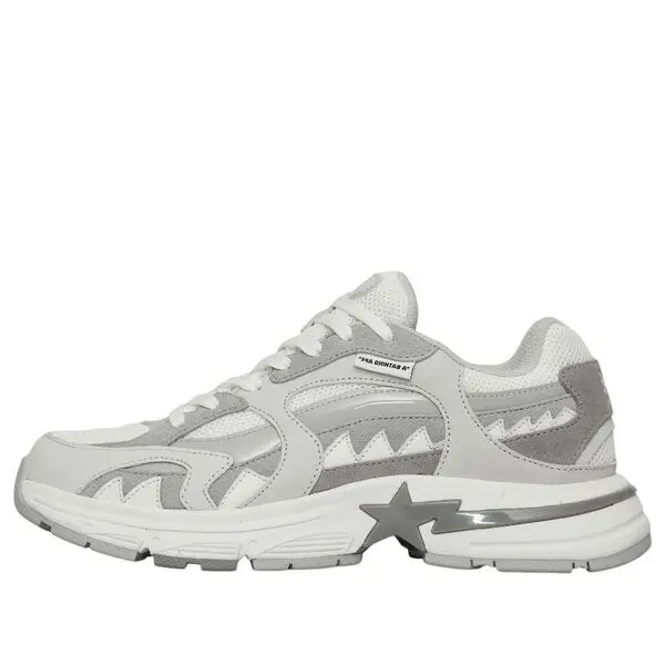 A BATHING APE Shark Sta M2 Sneakers - White