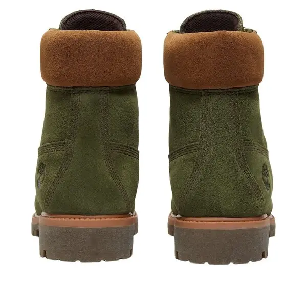 Timberland Premium 6 Inch Waterproof Lace Up Boots - Green/brown