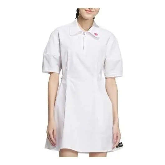 Adidas Neo Dress White - White/red