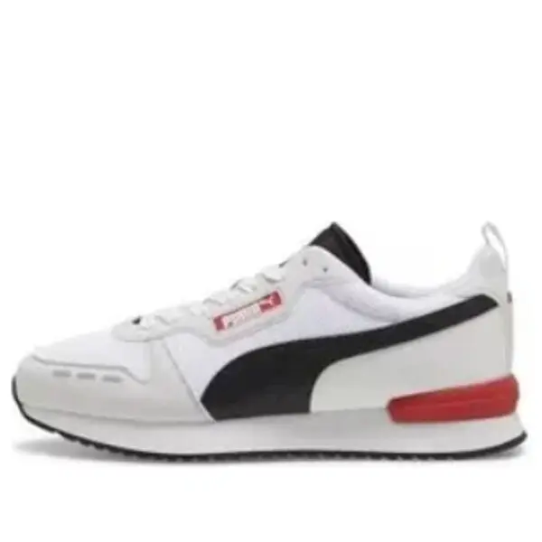 PUMA R78 Athletic Sneakers - White/black/red