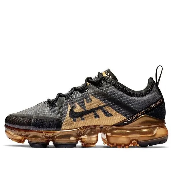 Nike Vapormax 2019 " Gold" Athletic Sneakers