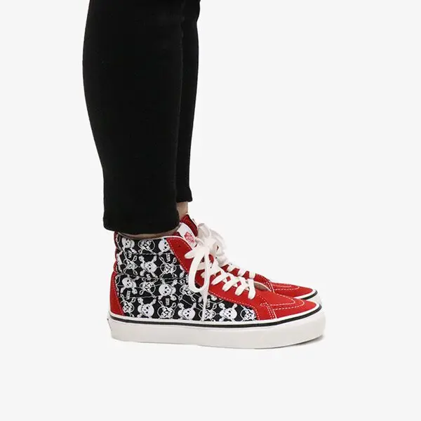 VANS Sk8-hi 38 Dx "skulls Red Black" High Top Sneakers