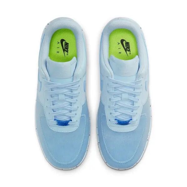 Nike Force 1 Crater Low Top Sneakers - Light Blue