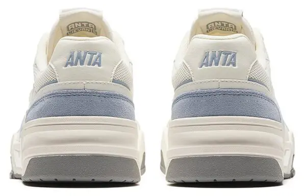 ANTA Flame 5.0 Athletic Sneakers - White/blue
