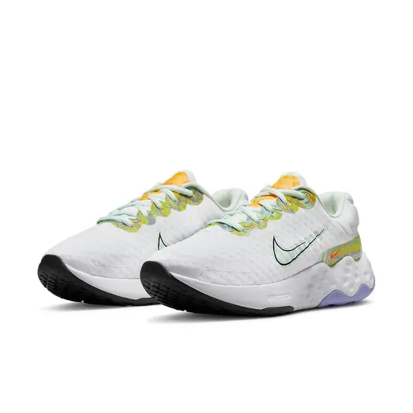 Nike Renew Ride 3 Sneakers - White/green