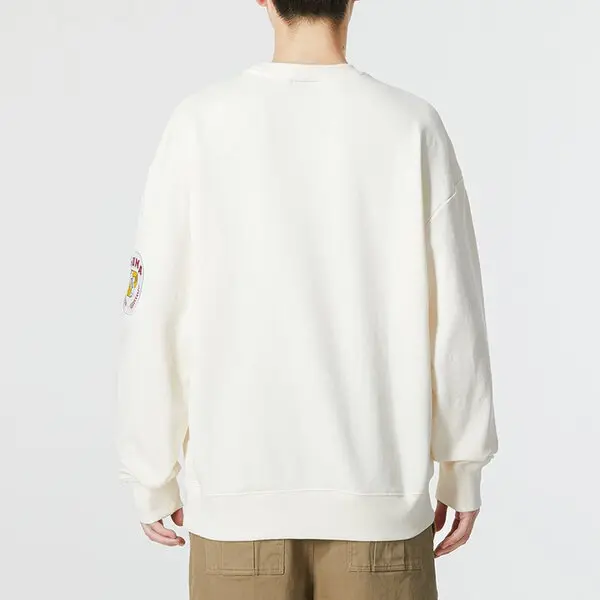PUMA Team Badge Crew Sweater - Beige