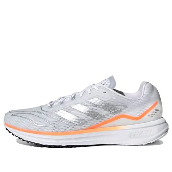 Adidas Sl20 Summer.rdy Marathon Running Shoes - White/silver/orange