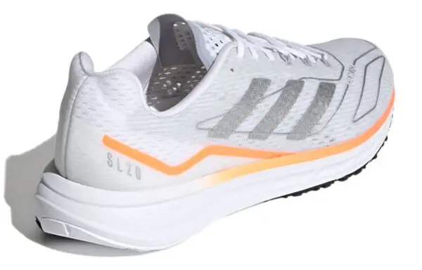 Adidas Sl20 Summer.rdy Marathon Running Shoes - White/silver/orange
