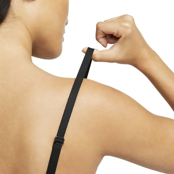 Nike Dri-fit Alate Minimalist Light Support Padded Sports Bra - Black