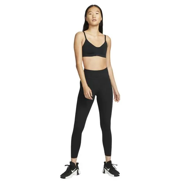 Nike Dri-fit Alate Minimalist Light Support Padded Sports Bra - Black