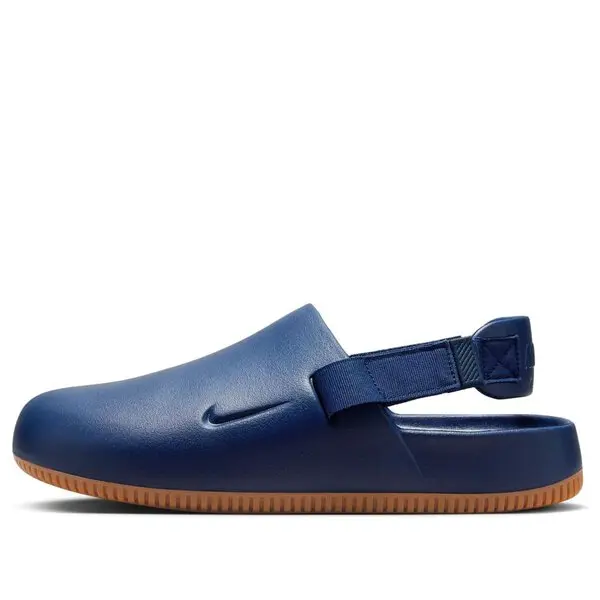 Nike Calm Mule - Navy/gum Medium Brown/navy