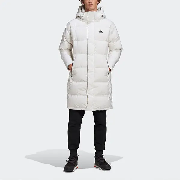 Adidas Puffy Long Hooded Down Jacket