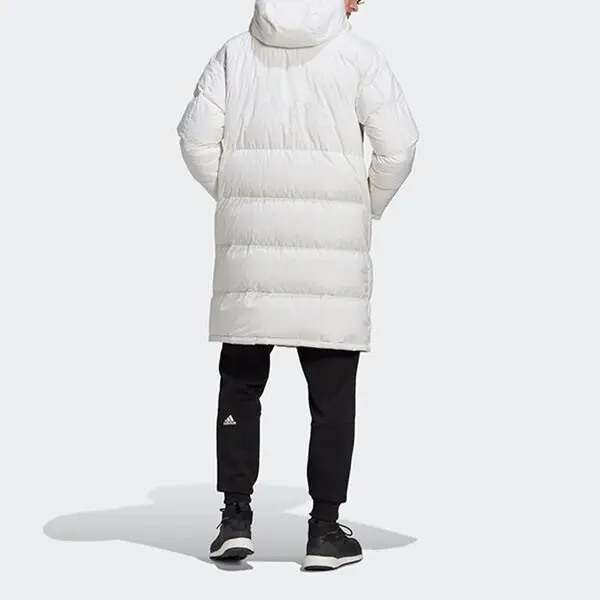 Adidas Puffy Long Hooded Down Jacket