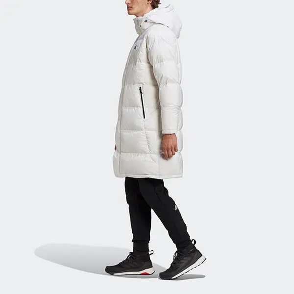 Adidas Puffy Long Hooded Down Jacket