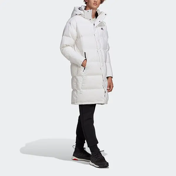 Adidas Puffy Long Hooded Down Jacket