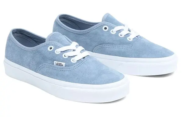 VANS Pig Suede Authentic Low Top Sneakers - Blue/white