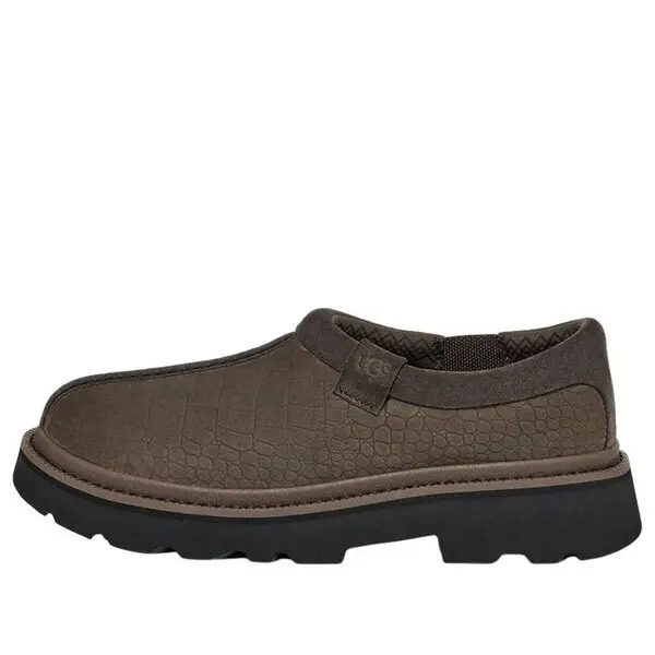 UGG Tasman Lug Embossed Shoes - Dense Smoke