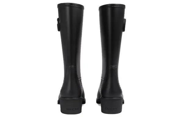 Gucci Double G Rubber Rain Boots