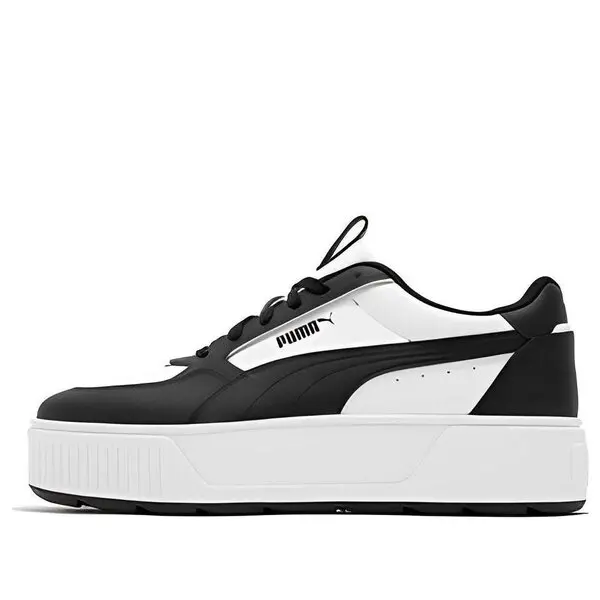 PUMA Karmen Rebelle Platform Sneakers - White/black
