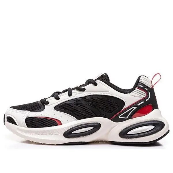ANTA Athletic Sneakers - White/black/red