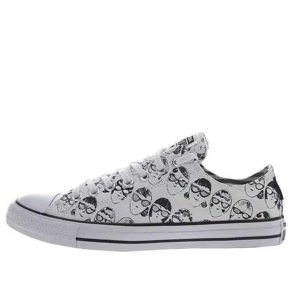 CONVERSE Chuck Taylor All Star Ox "graphic Print" Sneakers - Black/white