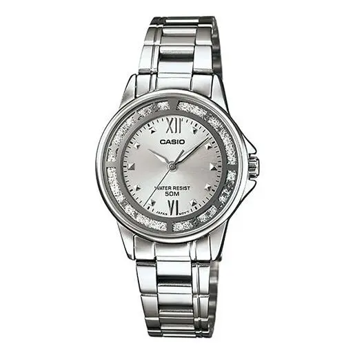 Casio Stainless Steel Analog Watch - Silver