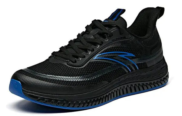 ANTA Night Walker Sneakers - Black/blue
